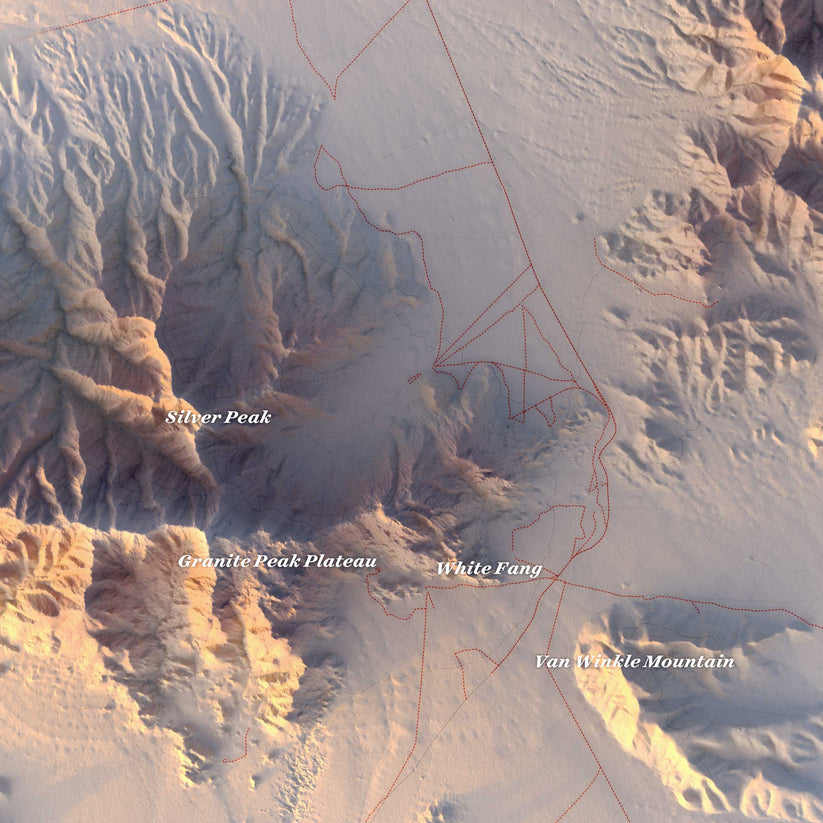 Mojave Region - Art Map – Nifty Mapworks