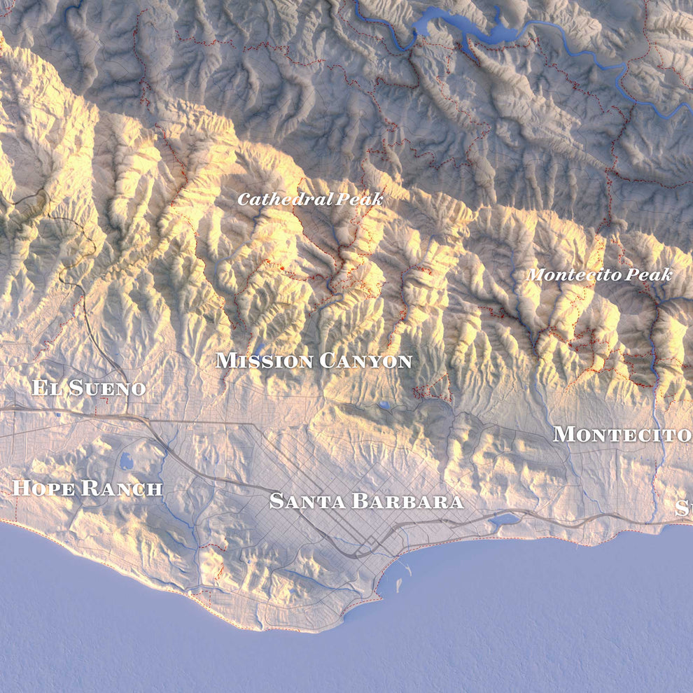 Santa Barbara Region - Art Map – Nifty Mapworks