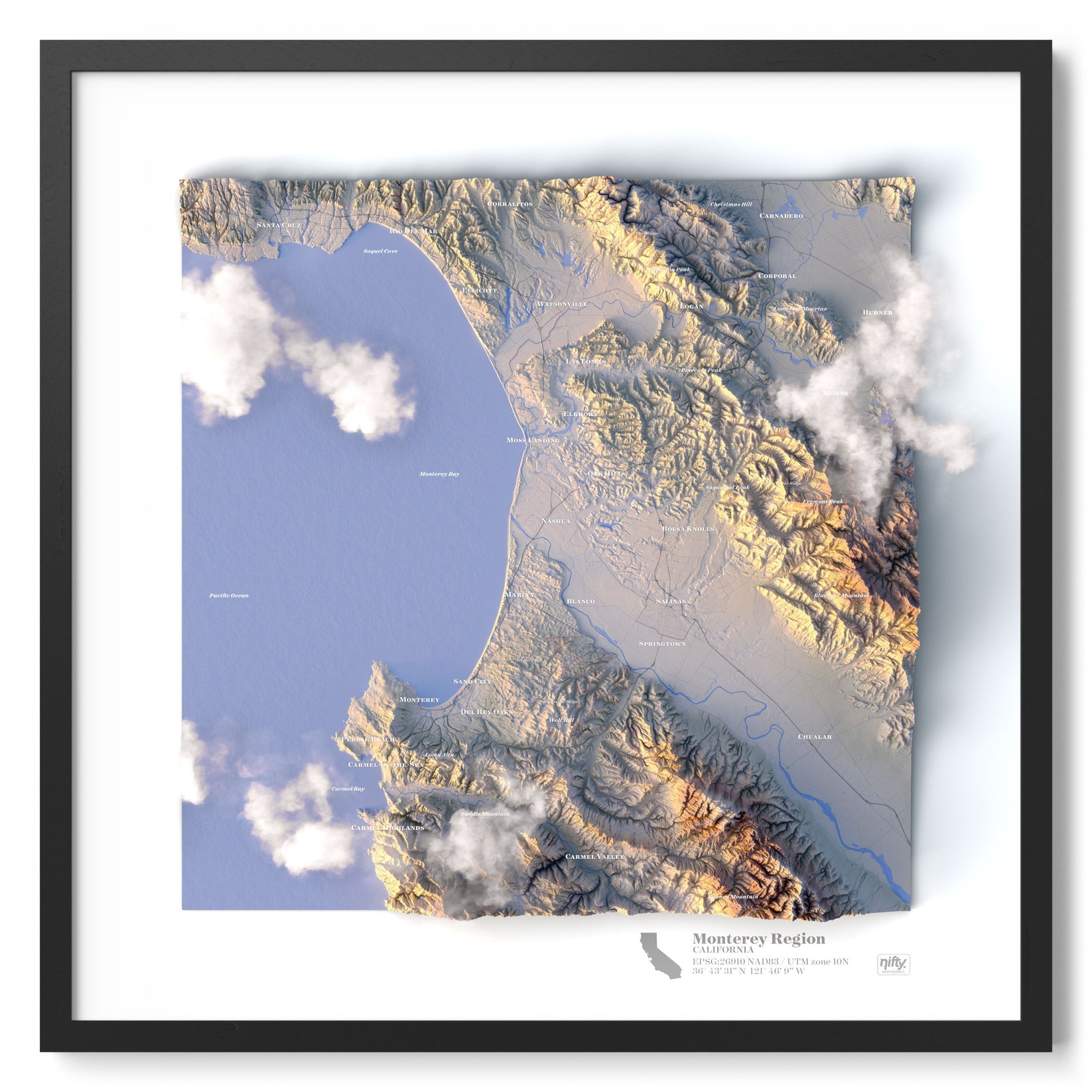 Monterey Region - Art Map – Nifty Mapworks